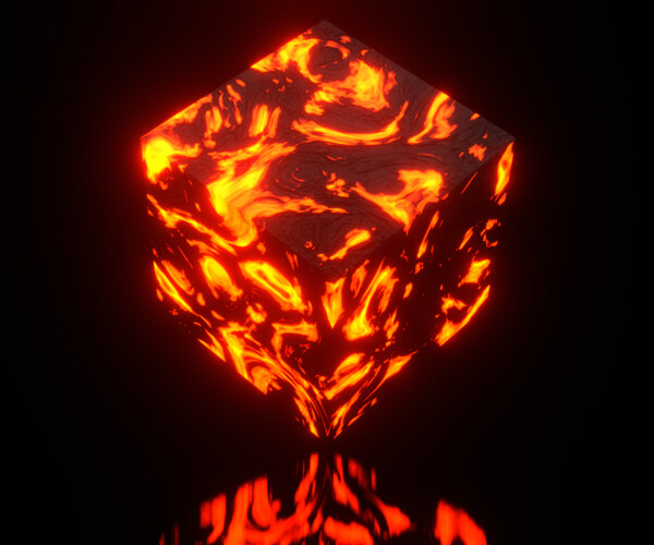 ArtStation - Realistic Procedural Lava Shader | Resources