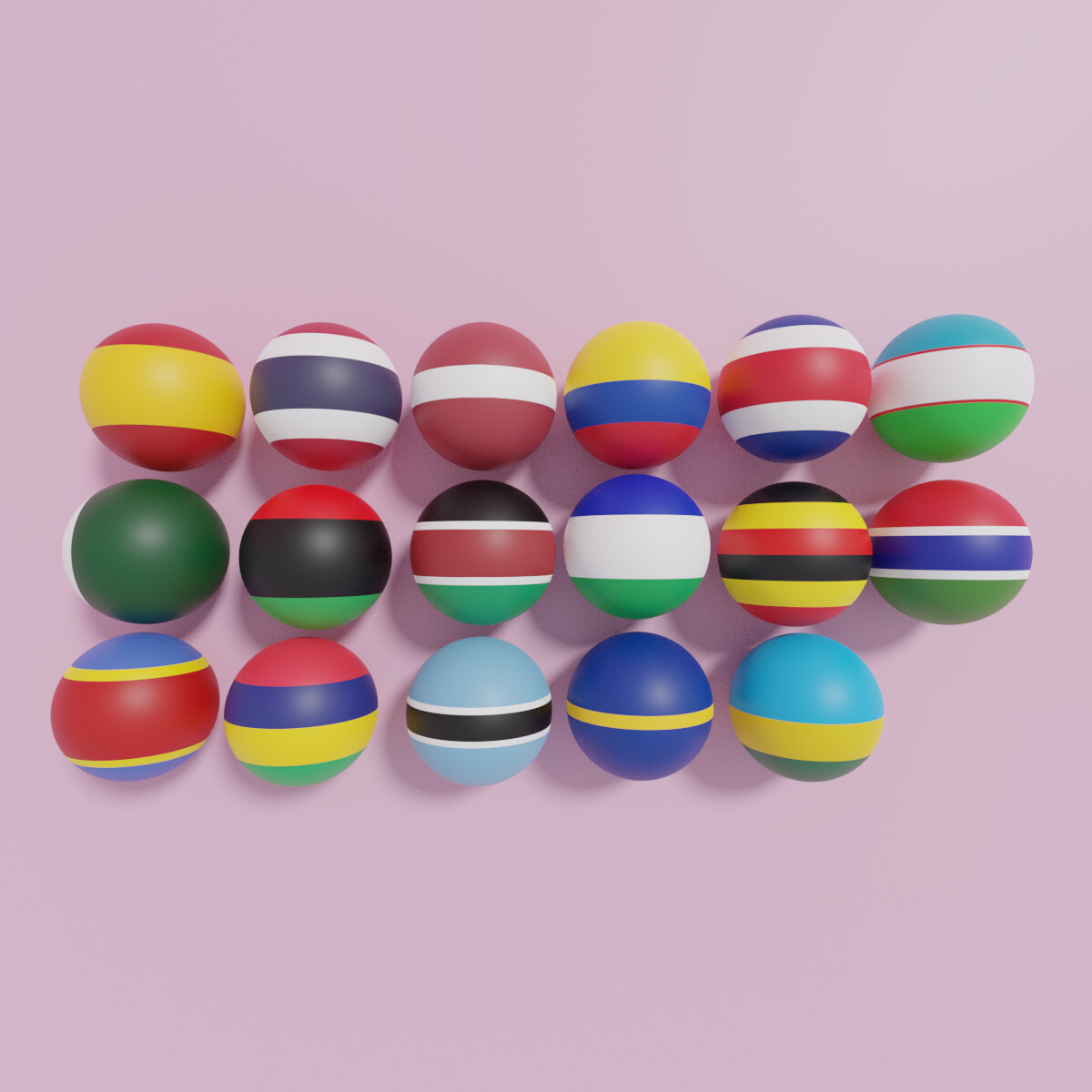 ArtStation - Flag of Ball Collection 3 3D model | Resources
