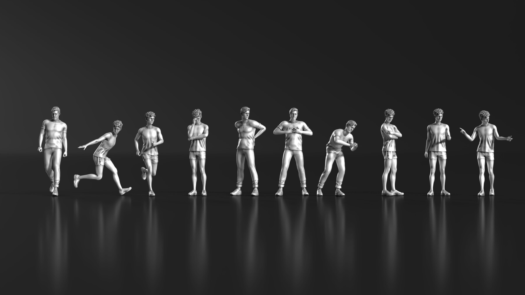 ArtStation - HD People 06 Standing | Game Assets