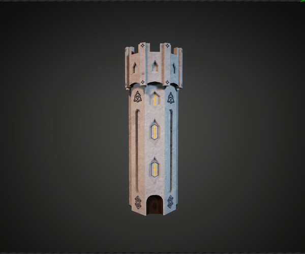 ArtStation - Dwarf Tower | Game Assets