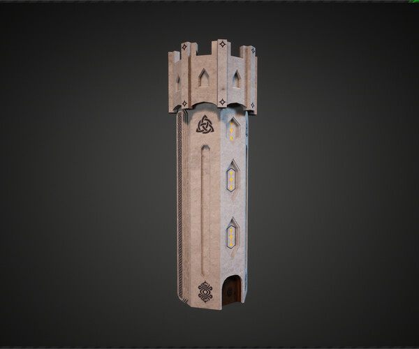 ArtStation - Dwarf Tower | Game Assets