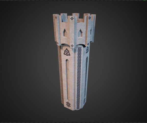 ArtStation - Dwarf Tower | Game Assets