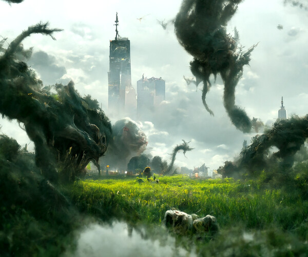 ArtStation - Shadow Reapers takin over a city | Artworks