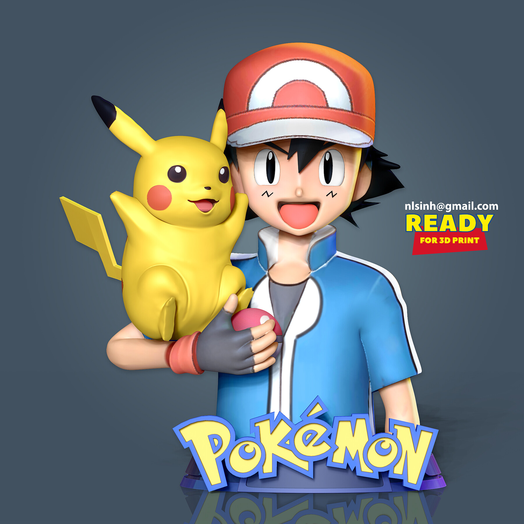 ArtStation - Satoshi and Pikachu - Fanart | Resources