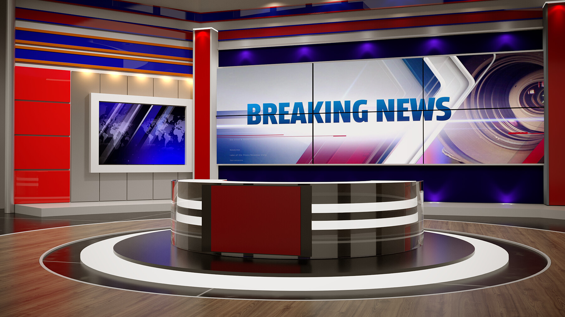 ArtStation - News Virtual set | Resources