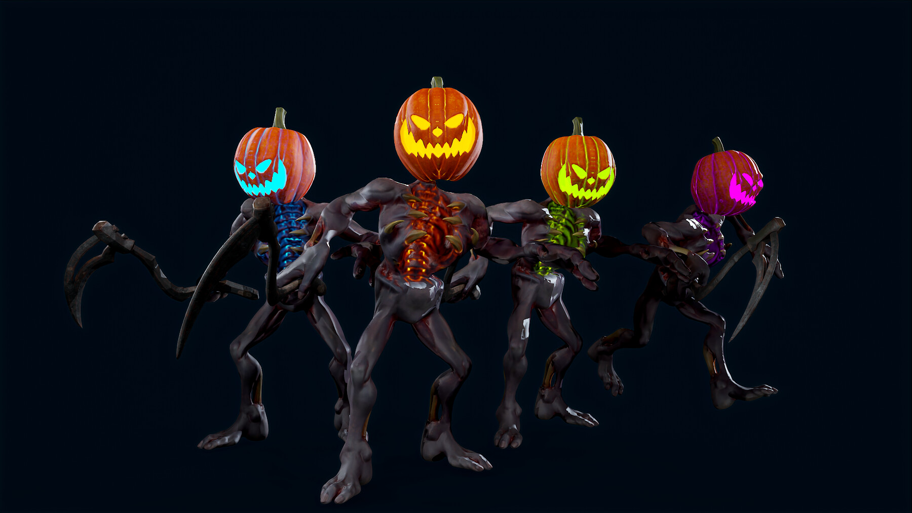 ArtStation - Pumpkin Undead | Game Assets