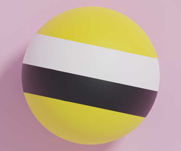 ArtStation - Flag of Ball Collection 4 3D model | Resources