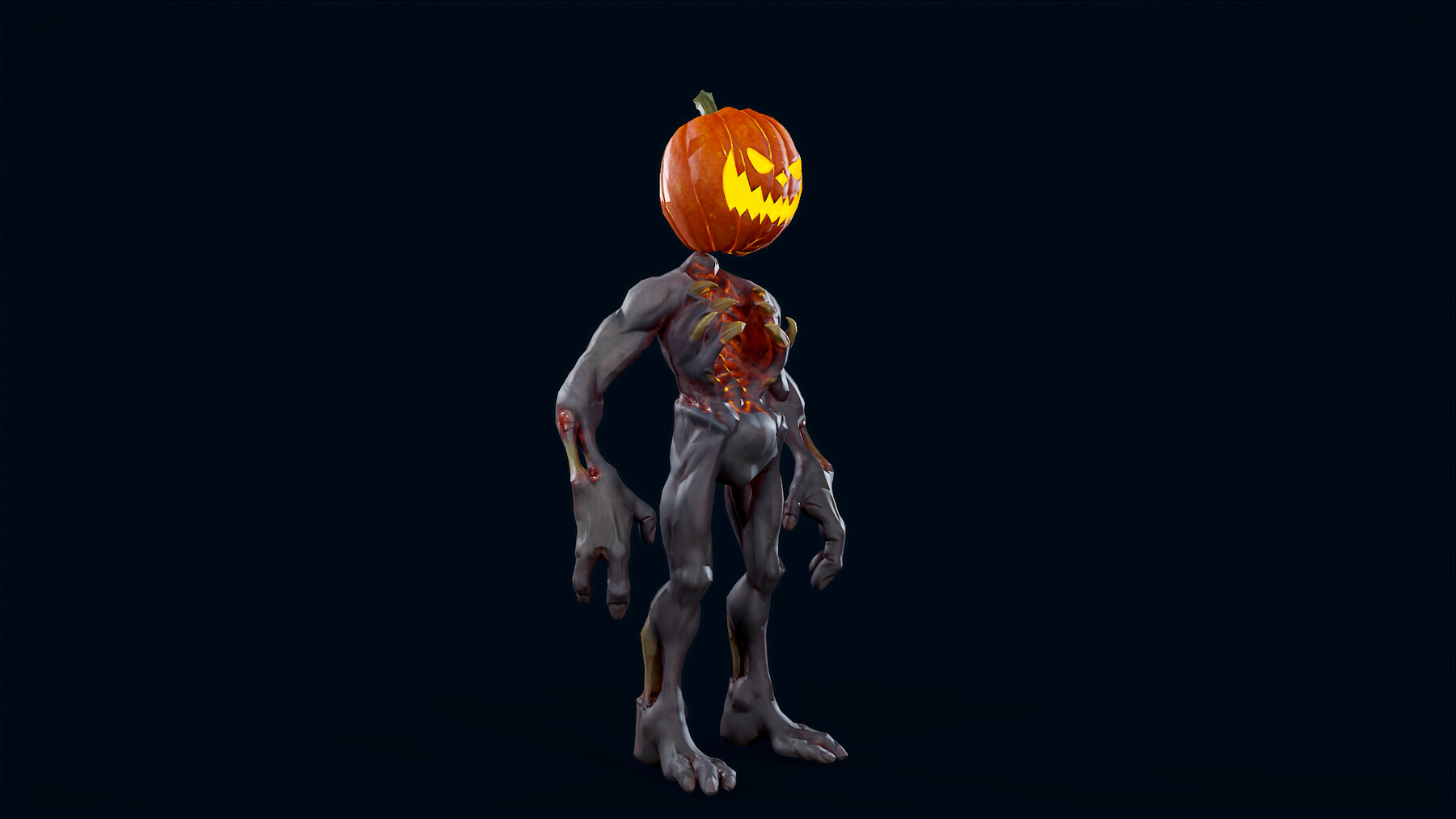 ArtStation - Pumpkin Undead | Game Assets