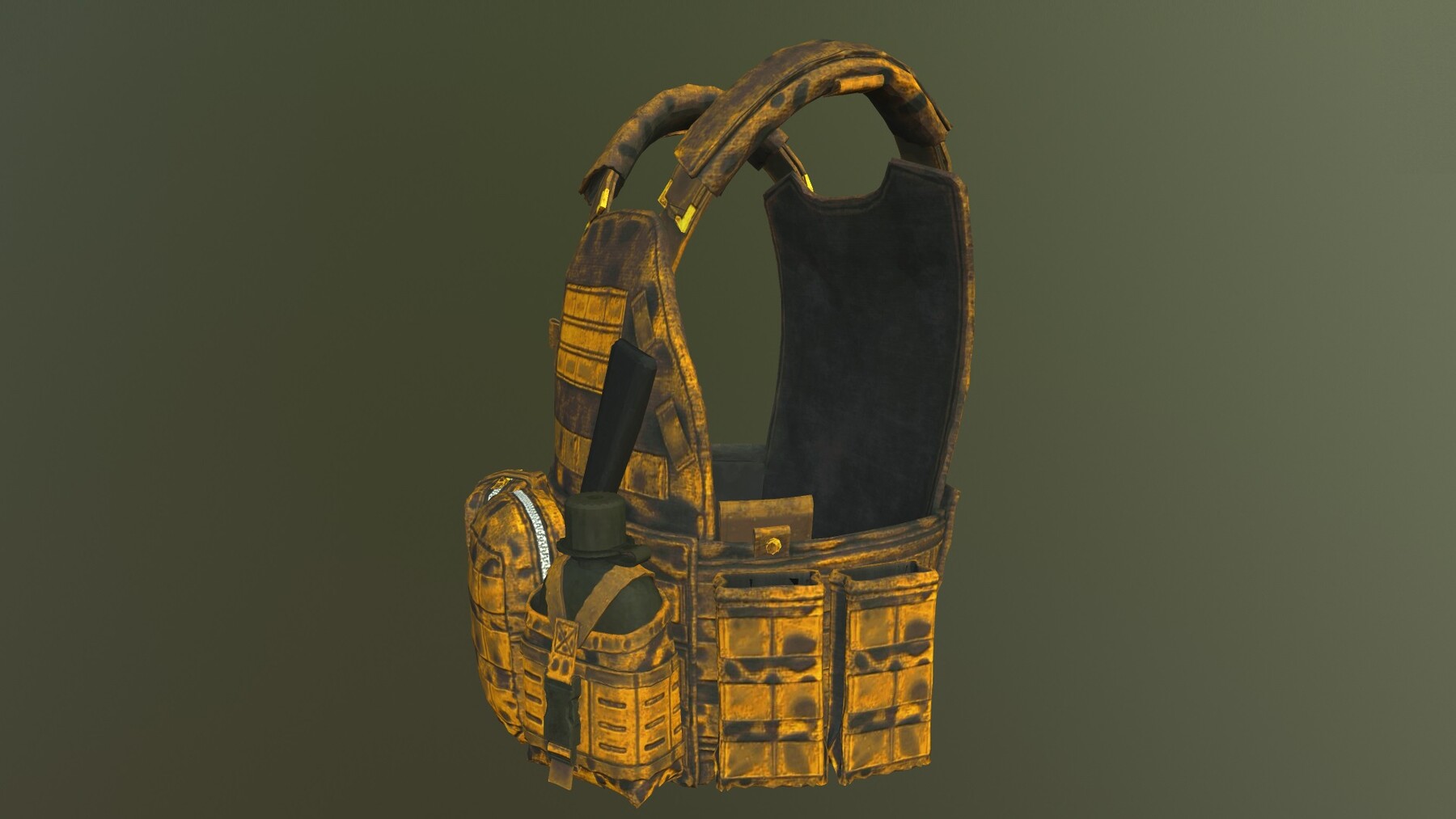 ArtStation - MILITARY VEST low-poly PBR | Game Assets