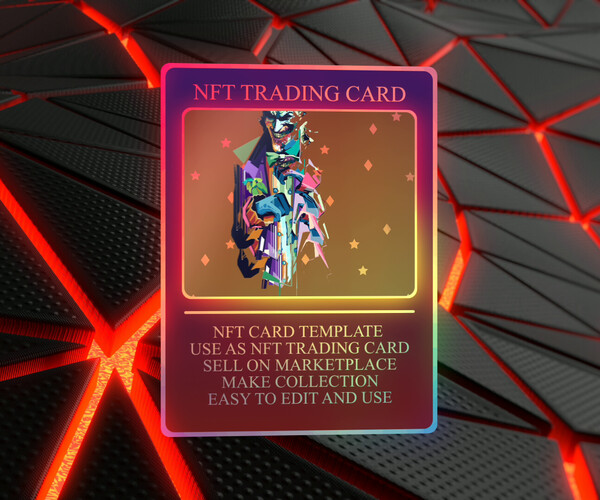 ArtStation - Parallax NFT card template After effects | Resources