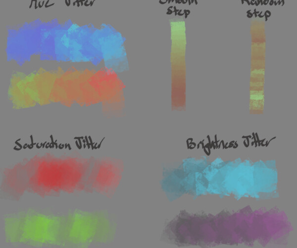 ArtStation - Dynamic Colour For Substance Painter | Brushes
