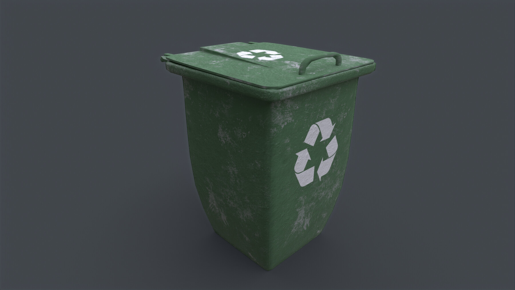 ArtStation - Recycle Trash Can | Game Assets