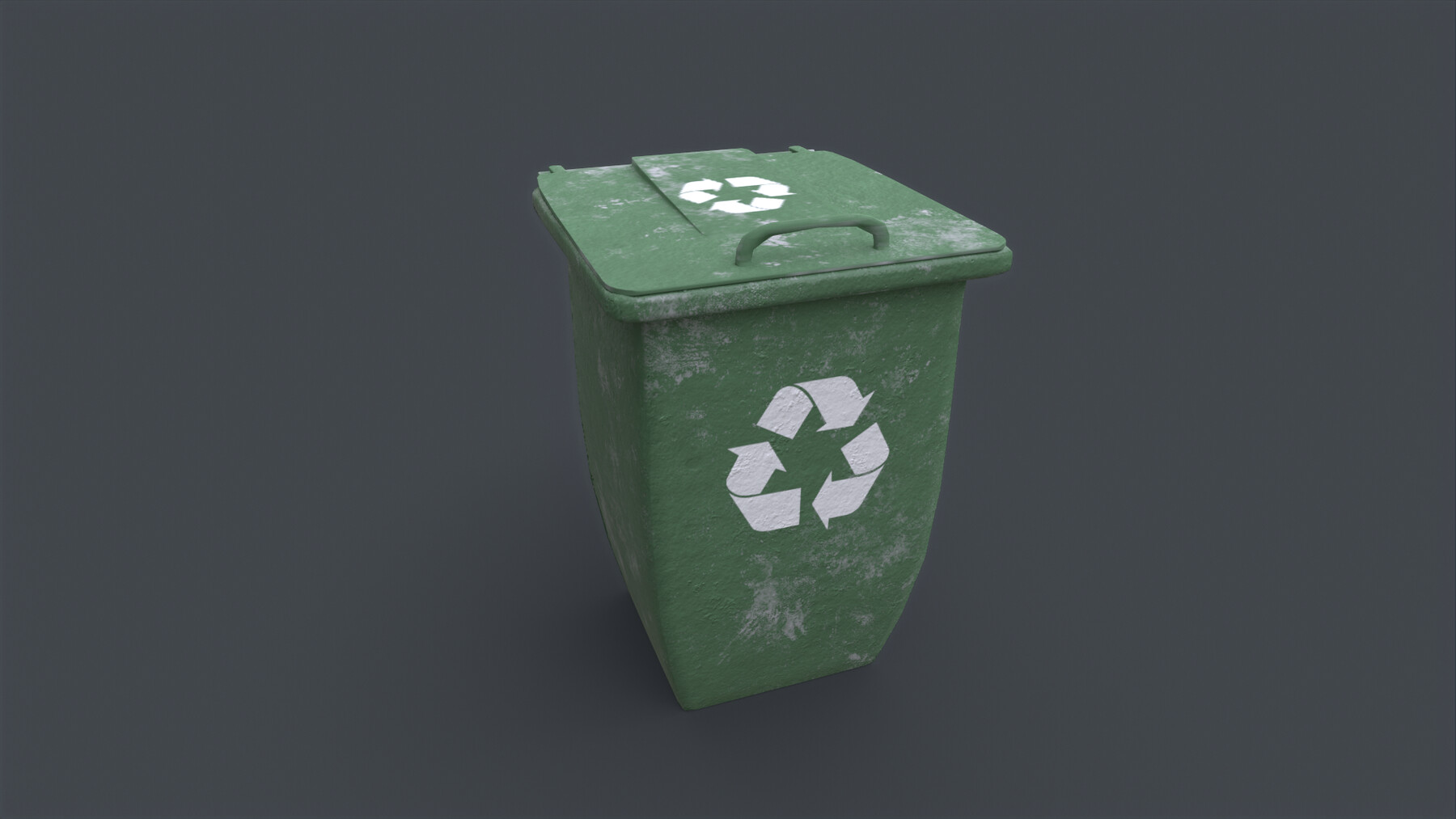 ArtStation - Recycle Trash Can | Game Assets