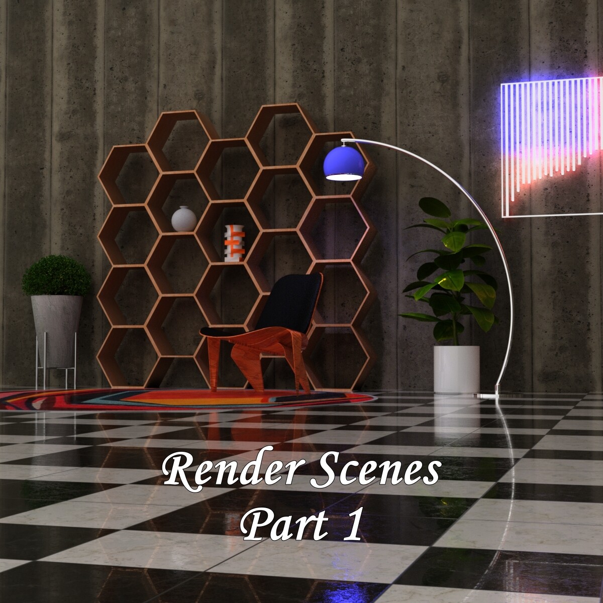 ArtStation - Render Scenes Part 1 for Daz3D | Game Assets