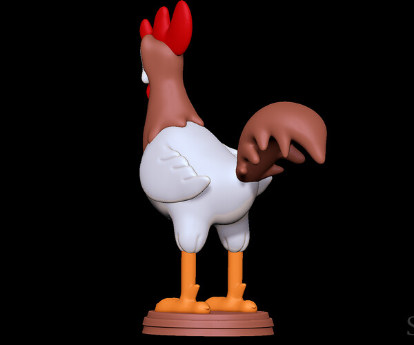 ArtStation - Chicken Boo - Animaniacs 3D print model | Resources