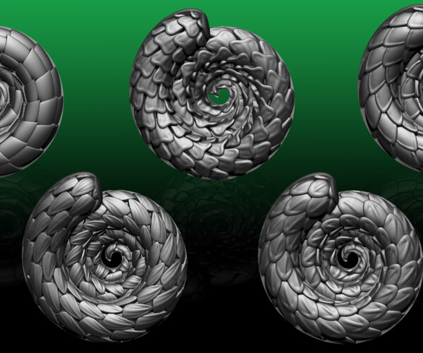 ArtStation - Dragon Scales Pack | Brushes