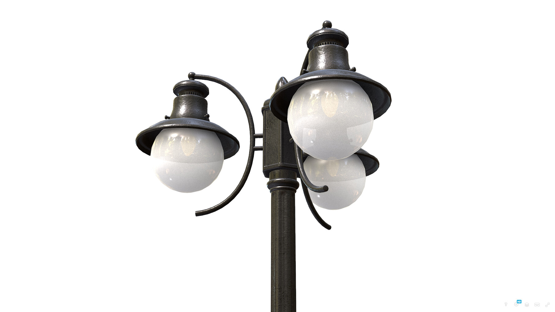 ArtStation - 3D Model / Street Light 01 / Game-ready / PBR / VR / AR ...