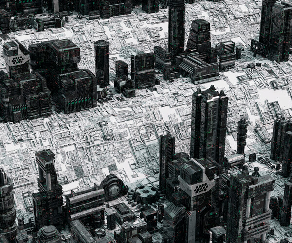 ArtStation - Dpack Bundle | Sci Fi Kitbash | 95 Objects | Resources