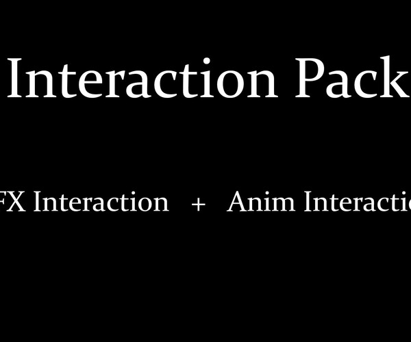 ArtStation - Interaction Pack | Game Assets