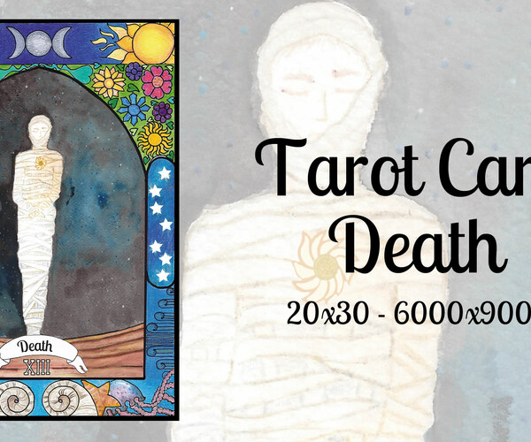 ArtStation - Death Tarot Card | Artworks