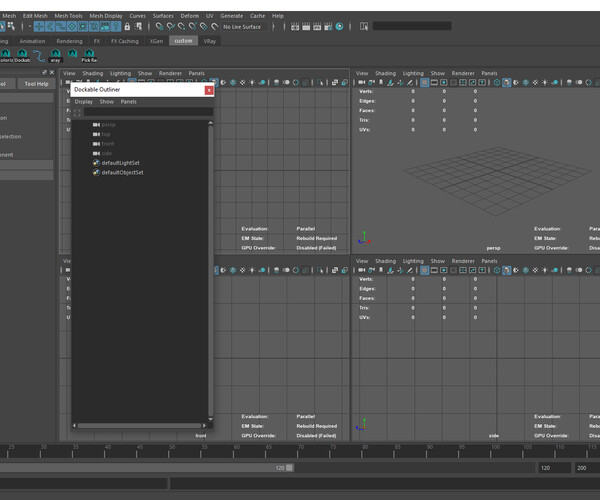 ArtStation - Dockable Outliner for Maya 2016 | Resources