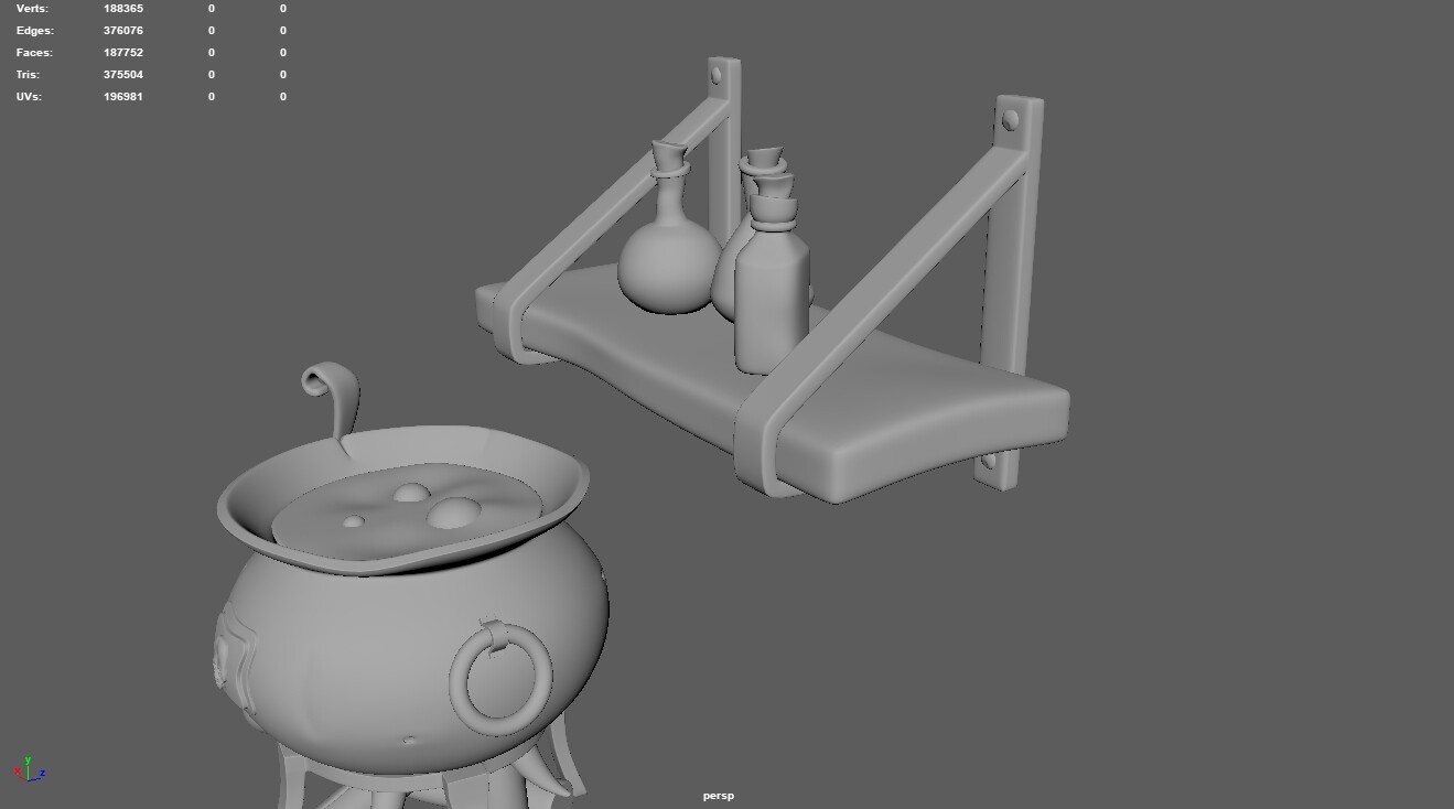 ArtStation - PBR Witch Cauldron Medieval Craft Art Magic Potion Scene ...