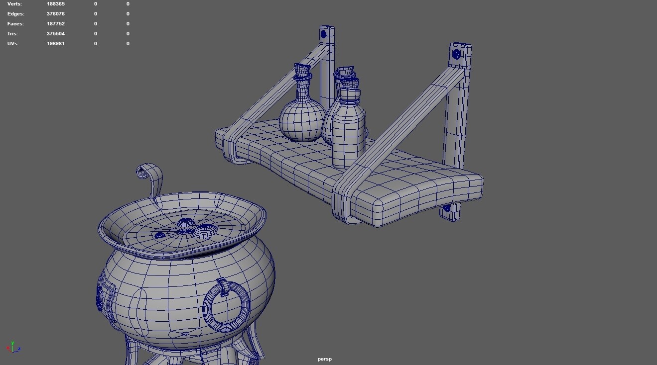 ArtStation - PBR Witch Cauldron Medieval Craft Art Magic Potion Scene ...