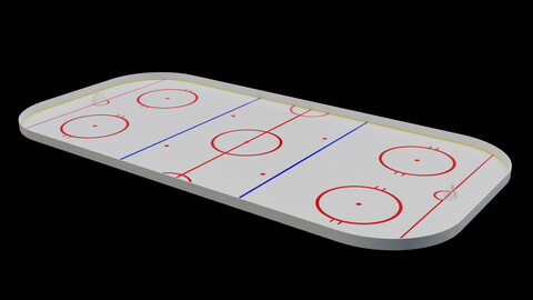 ArtStation - Ice hockey rink | Game Assets
