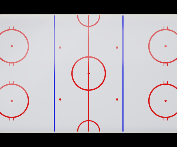 ArtStation - Ice hockey rink | Game Assets