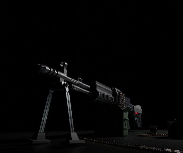 ArtStation - DPR LMG | Game Assets