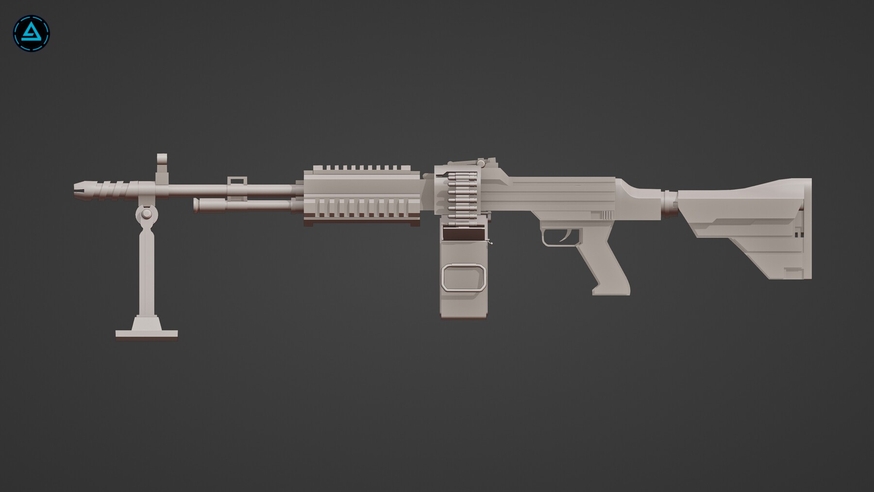 ArtStation - DPR LMG | Game Assets
