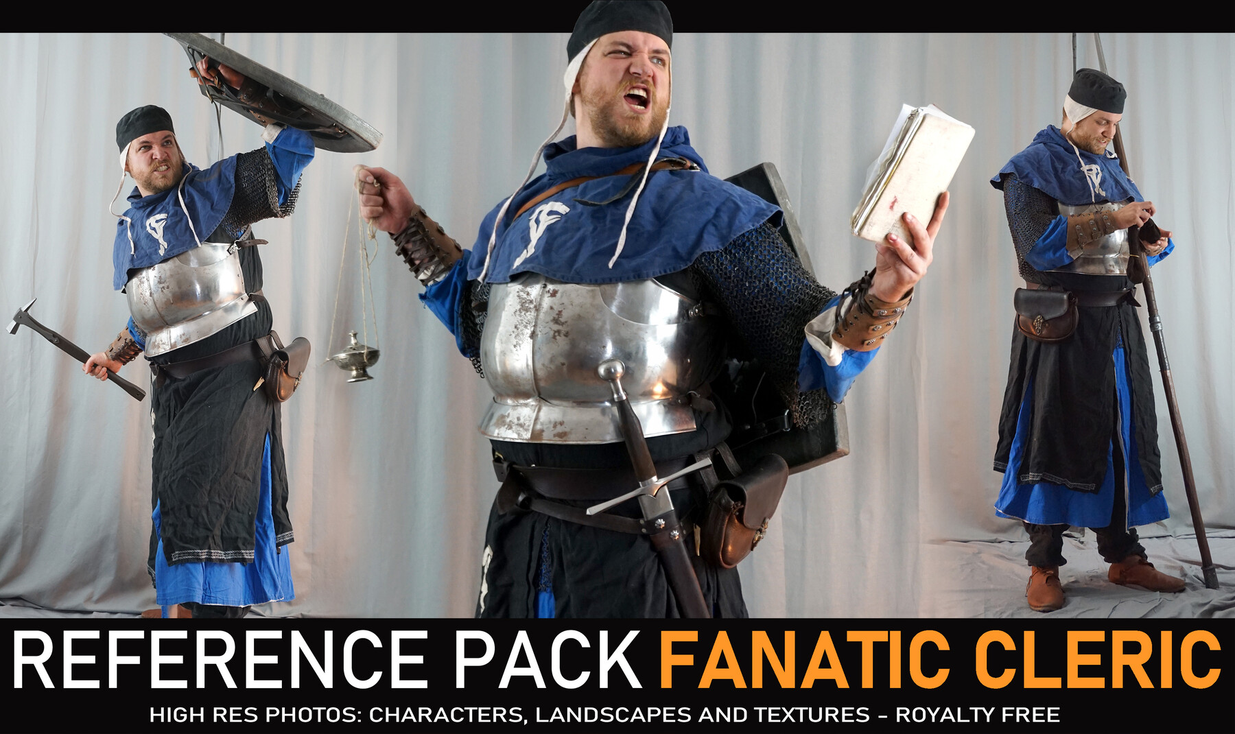 ArtStation - Fanatic Cleric 400+ Reference pictures including 360 ...