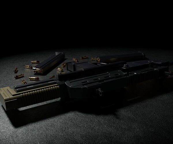 ArtStation - VIPER 72M SMG | Game Assets