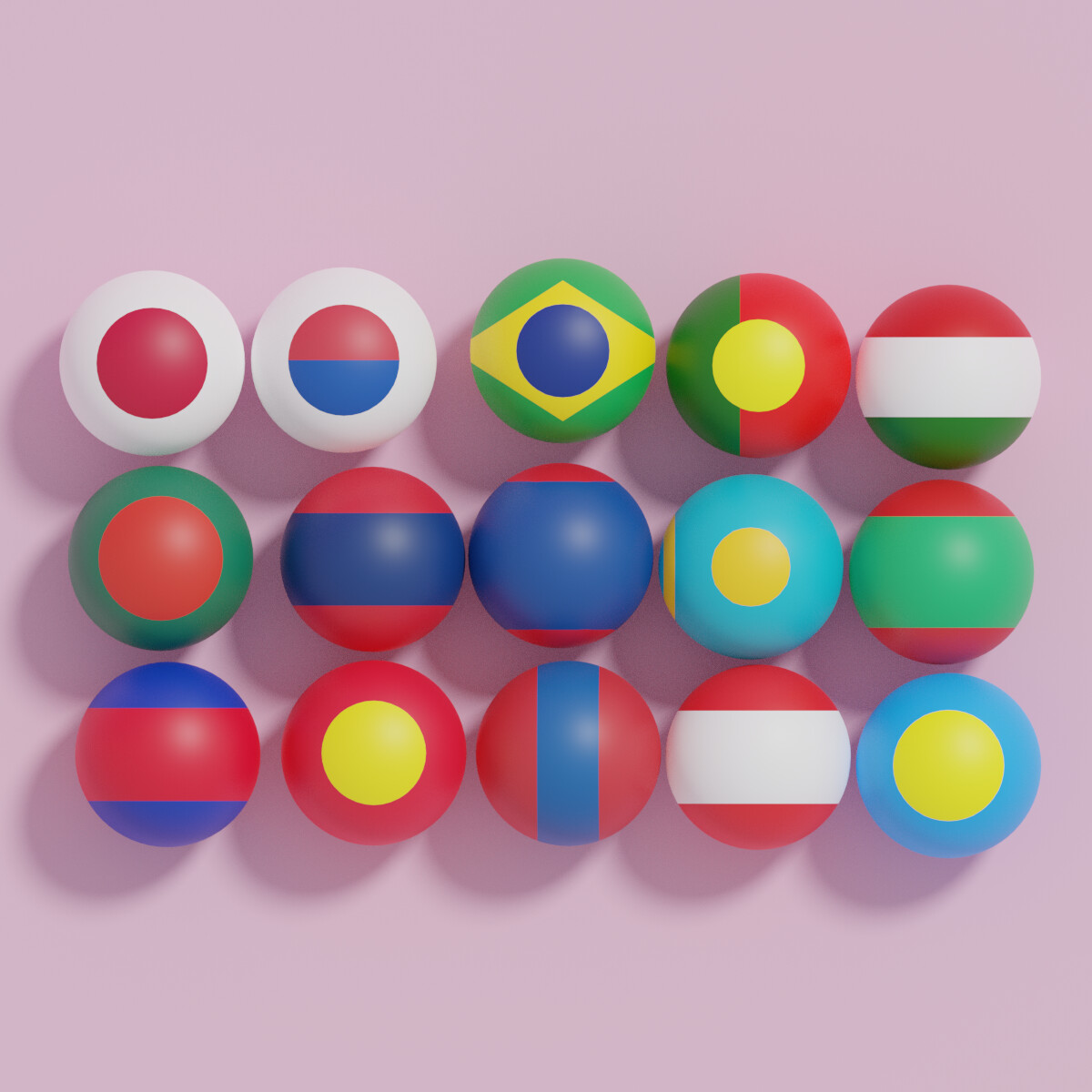 ArtStation - Flag of Ball Collection 6 3D model | Resources