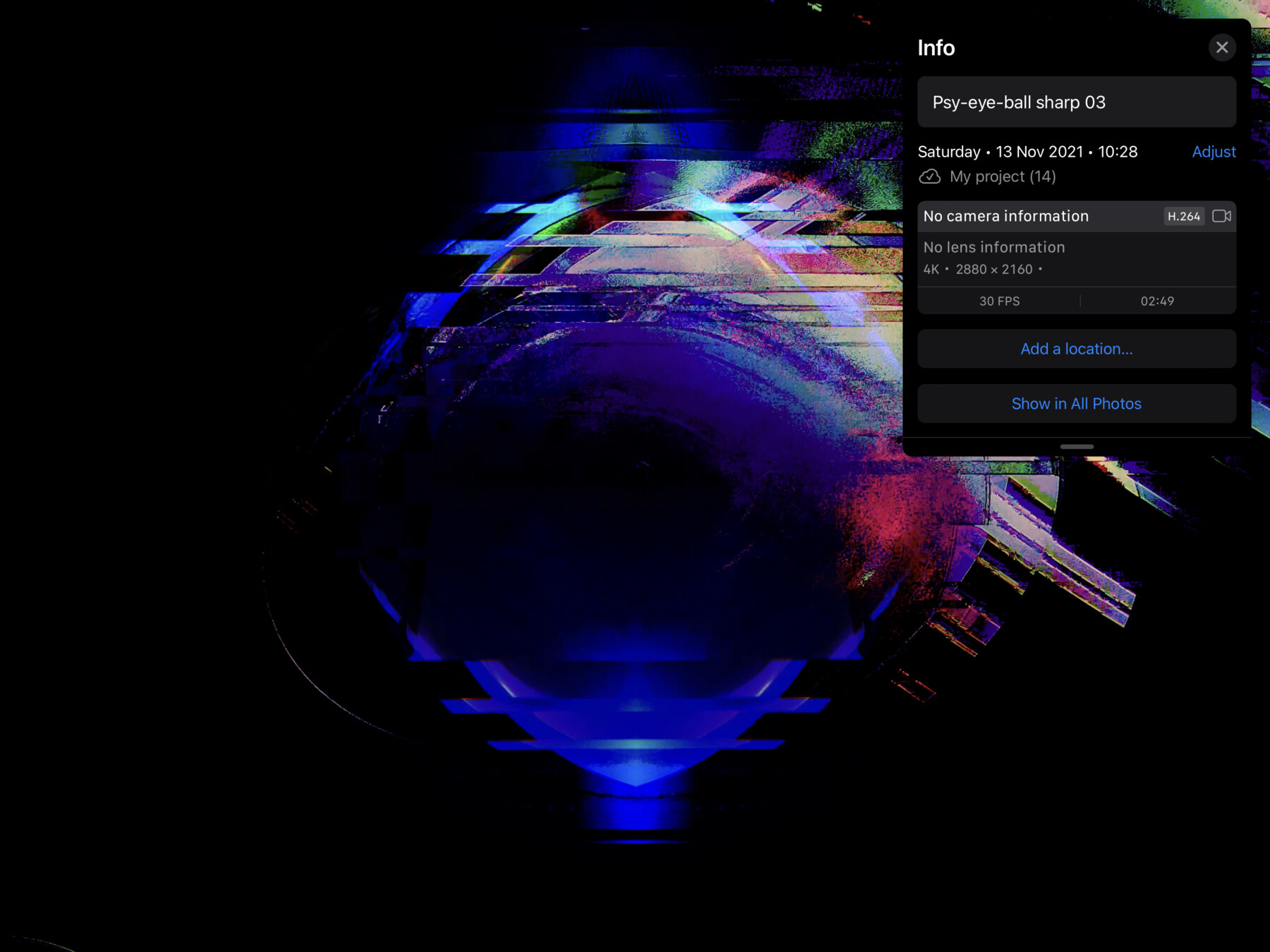ArtStation - Pack of Visuals - Psy-eye-ball -3- Clips | Resources