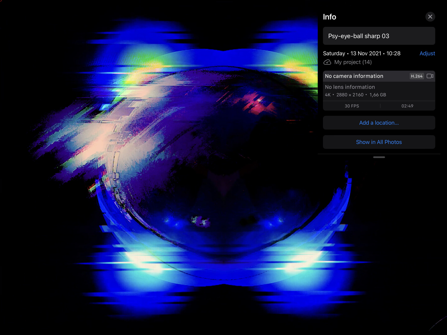 ArtStation - Pack of Visuals - Psy-eye-ball -3- Clips | Resources