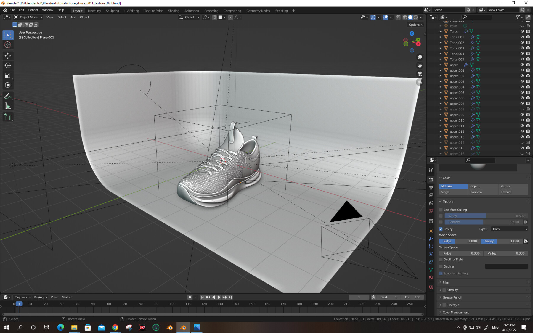 ArtStation - shoes (sneaker) high poly (blender) | Resources