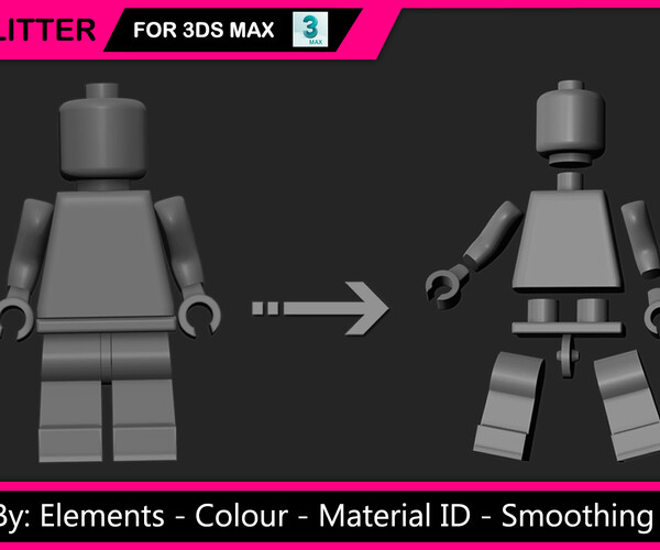 ArtStation - 3DS Max - Mesh Splitter | Resources