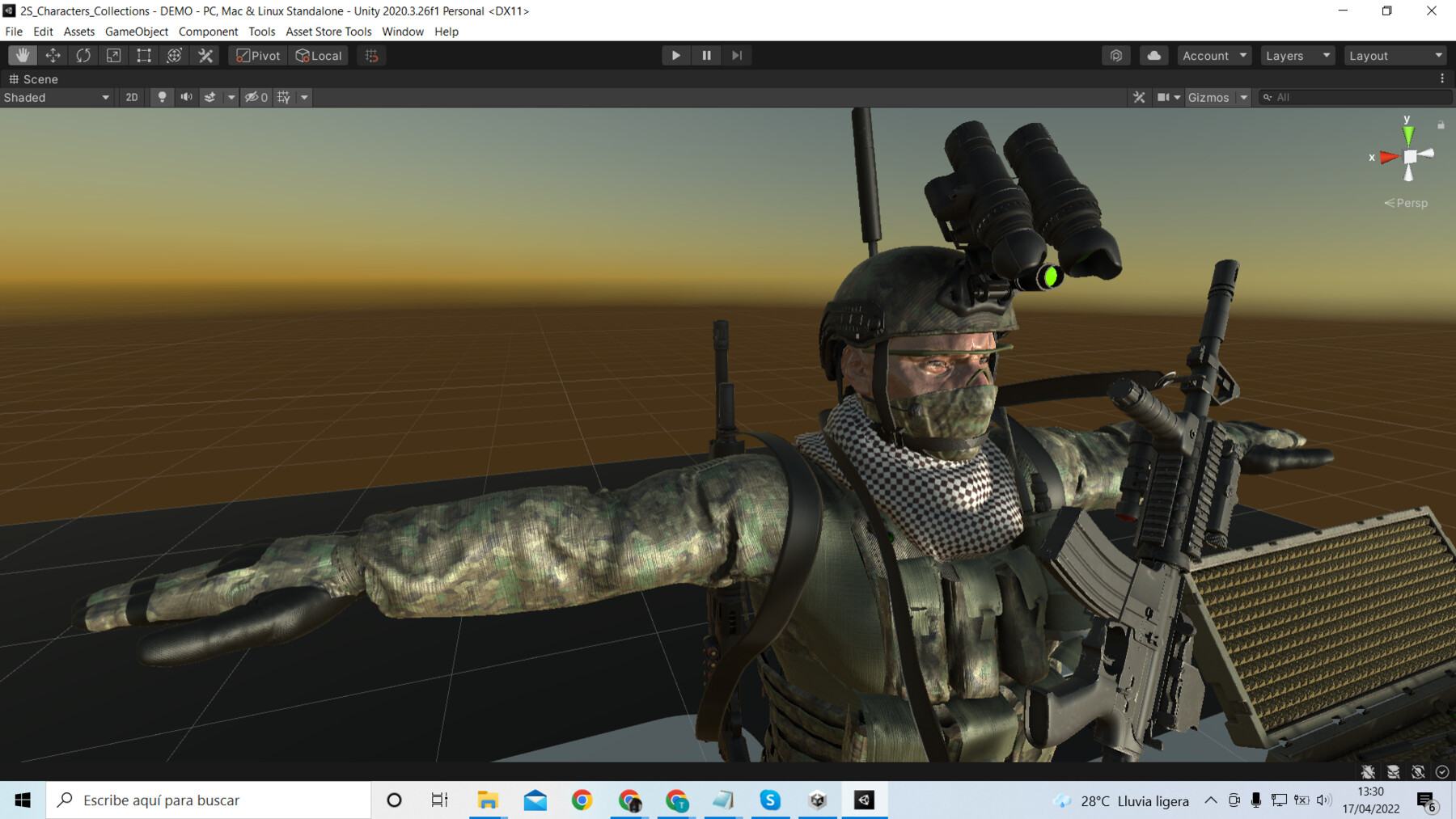 ArtStation - UNIVERSAL_RANGER_STANDARD_COMPLETE_2.0_Unity_2S | Game Assets