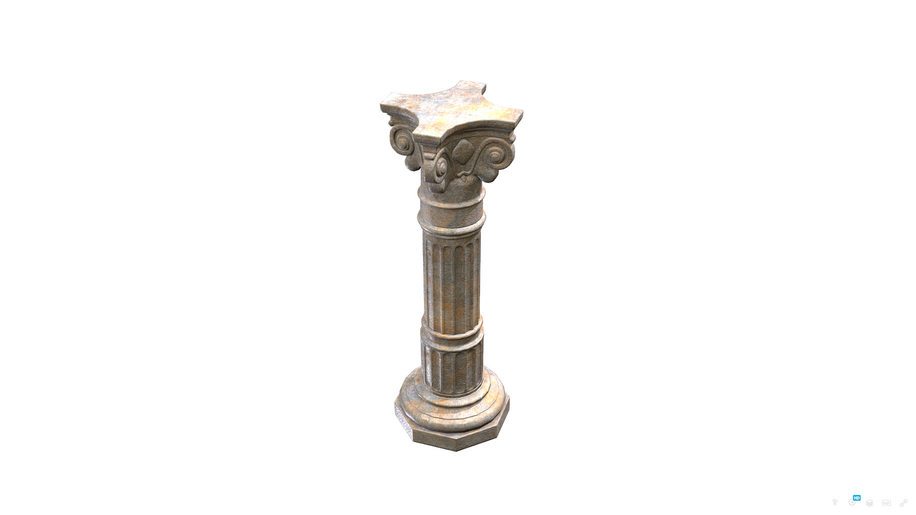 ArtStation - Classical Stone Column 01 - Game-ready - PBR | Game Assets