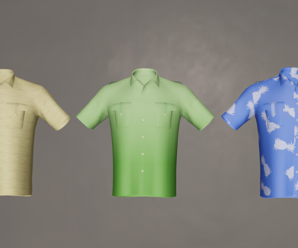 ArtStation - Shirt For Men | Game Assets