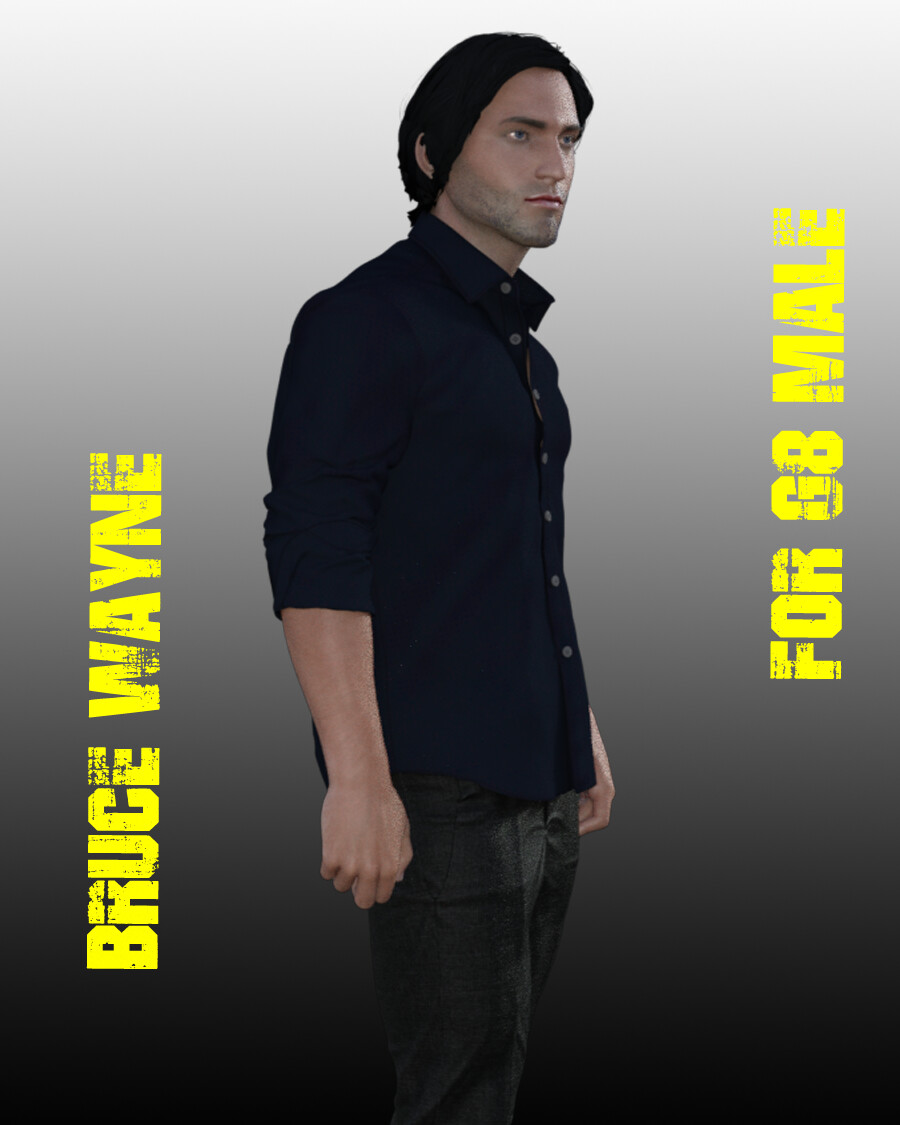ArtStation - Bruce Wayne For Genesis 8 Male | Game Assets
