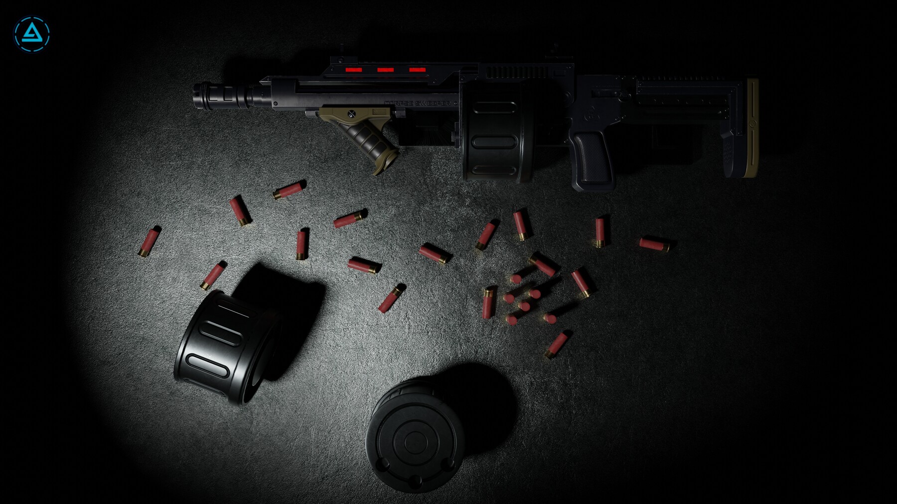 ArtStation - Corpse Sweeper Semi-Automatic Shotgun | Game Assets