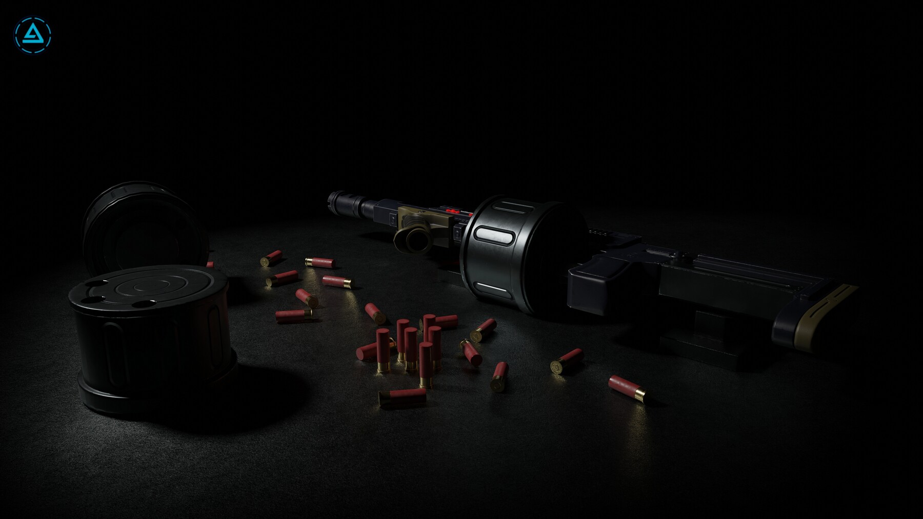 ArtStation - Corpse Sweeper Semi-Automatic Shotgun | Game Assets