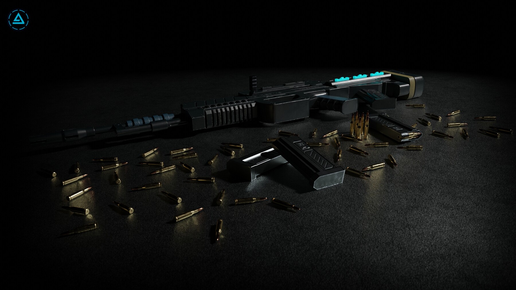 ArtStation - FENDER M6 Assault Rifle | Game Assets