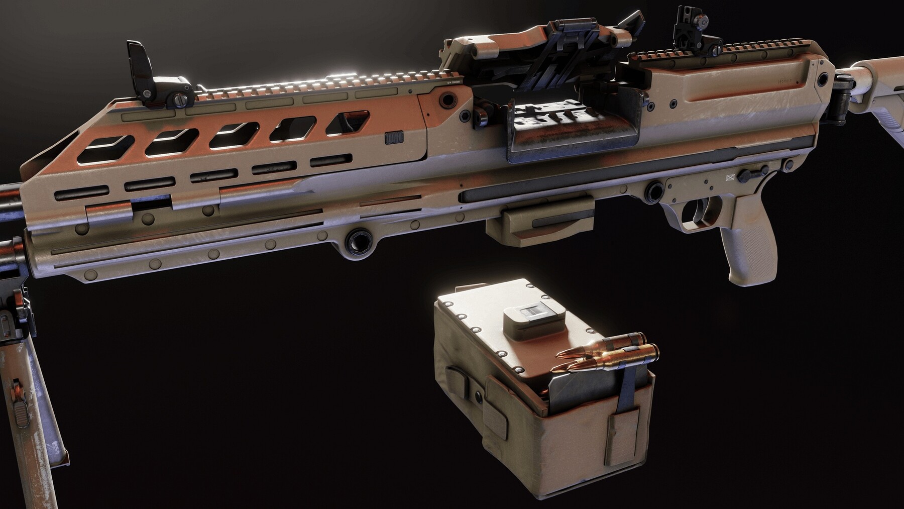 ArtStation - Sig MG338 LMG68 | Game Assets