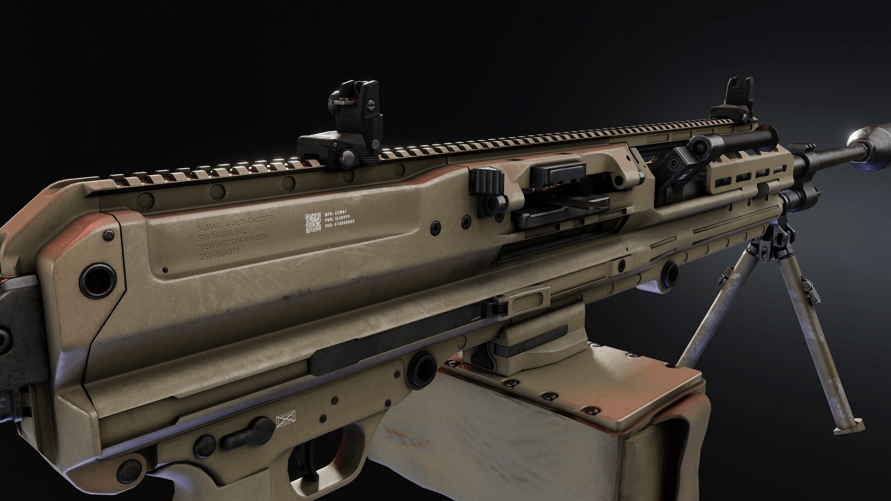 ArtStation - Sig MG338 LMG68 | Game Assets