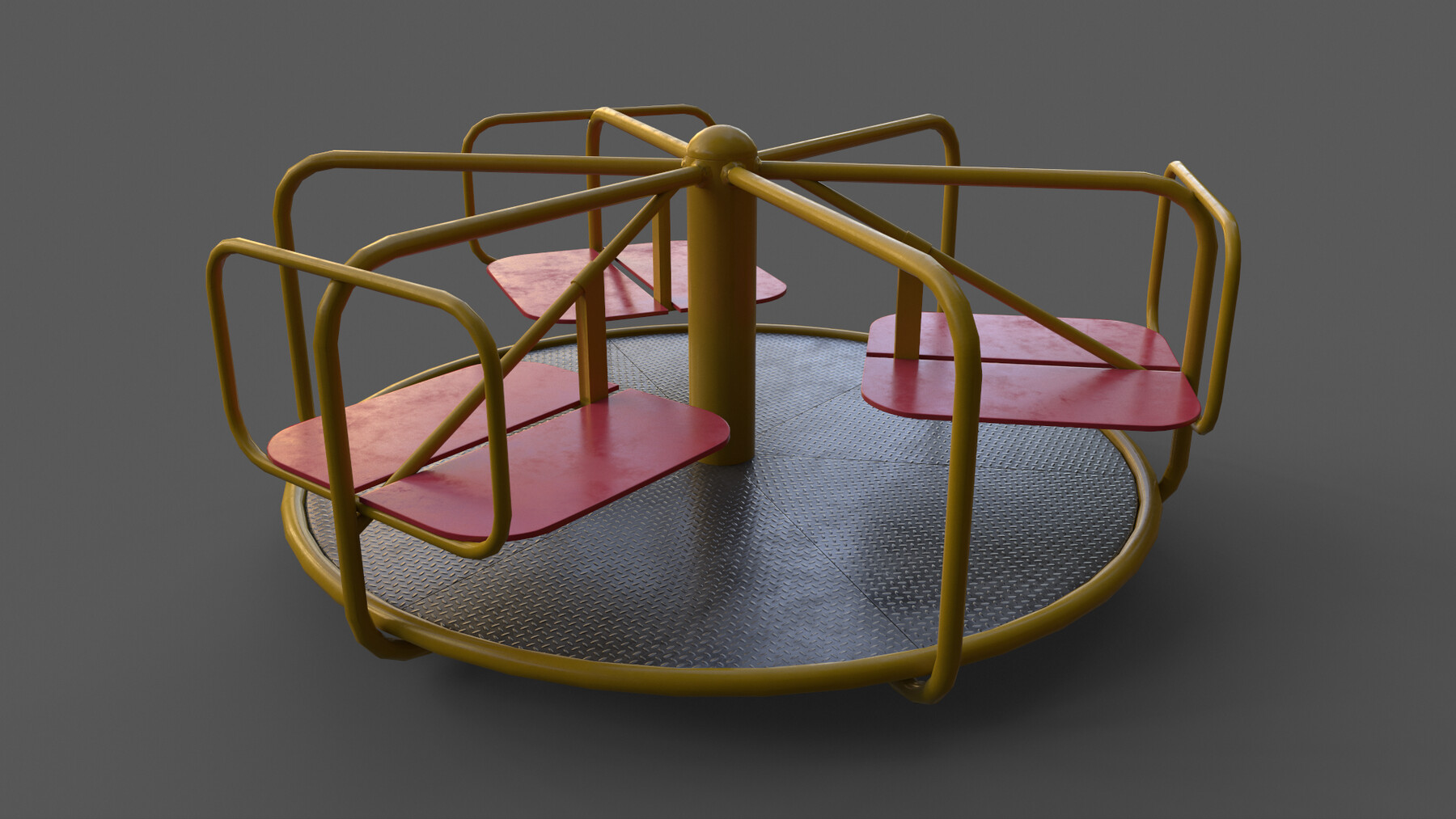 ArtStation - PBR Merry Go Round Roundabout C | Game Assets