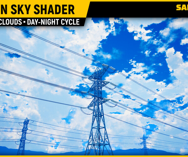 ArtStation - Cartoon Sky Shader | Game Assets