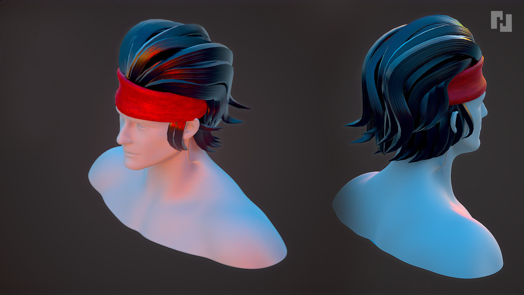 ArtStation - Male hair pack | Game Assets